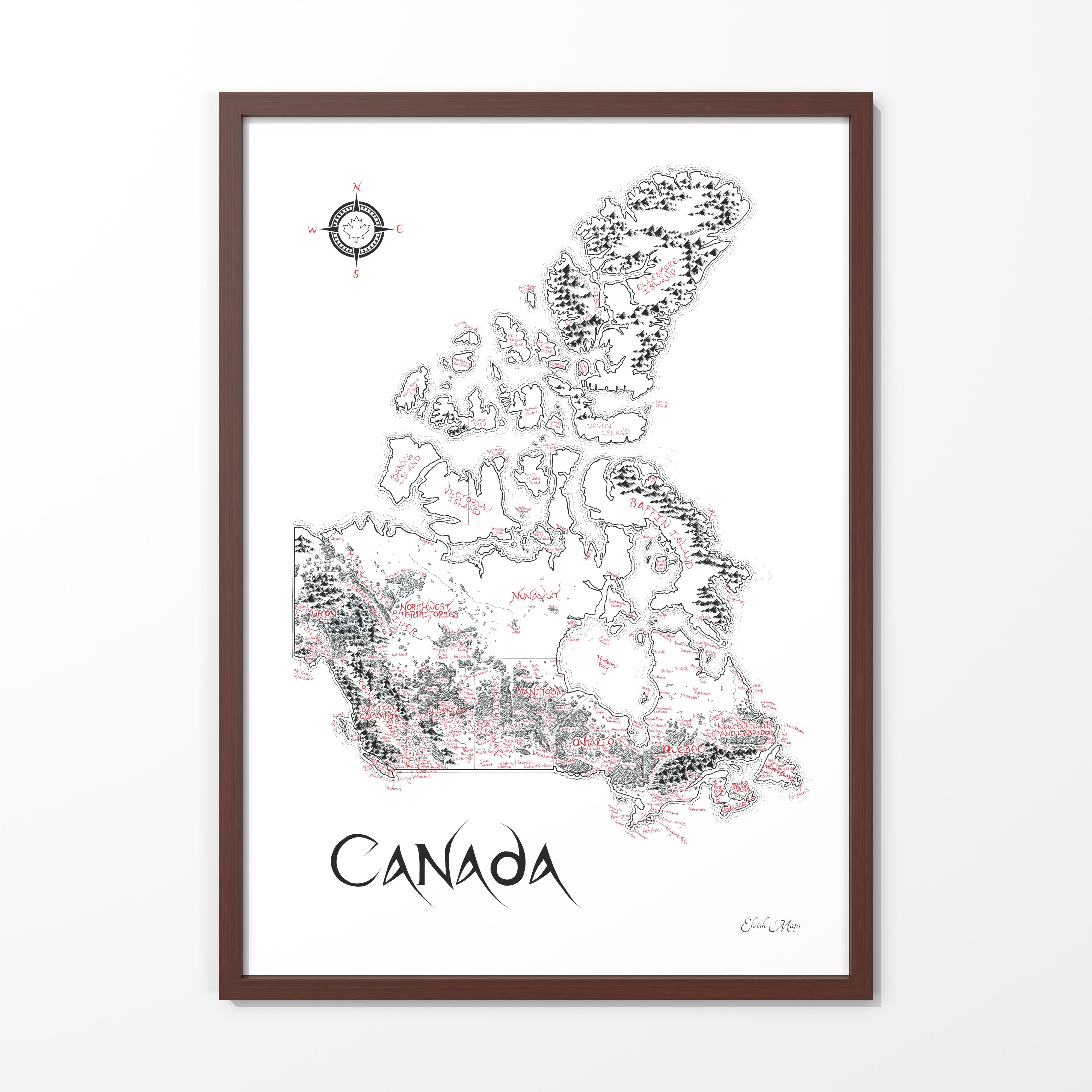 LOTR Middle Earth Maps | Elvish Maps