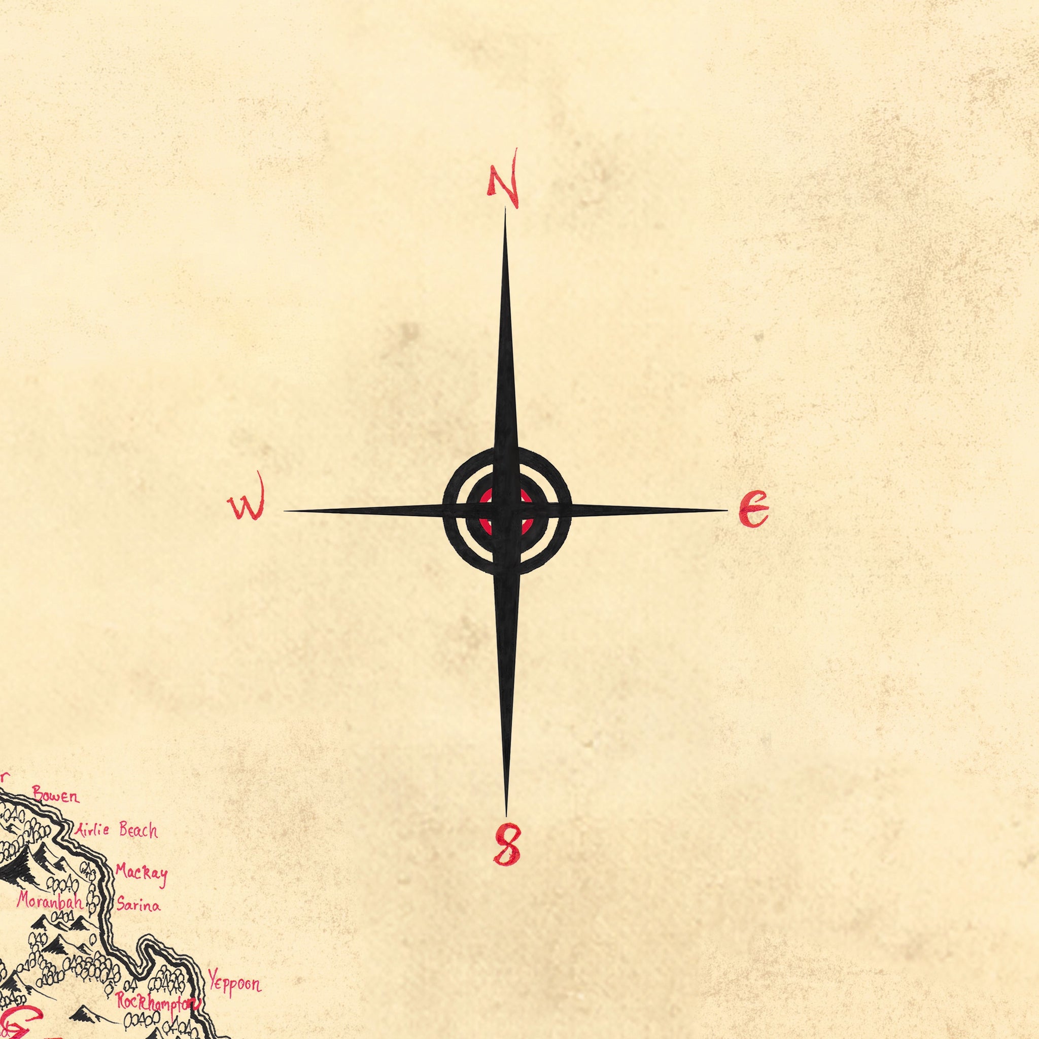 Australia Map | Australia Lord of The Rings Map – Elvish Maps